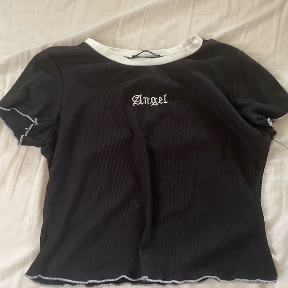 SHEIN | Tops | Shein Angel Crop Top | Poshmark